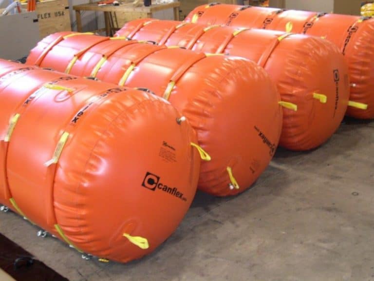 High-Buoyancy Underwater Lift Bags for Marine Salvage